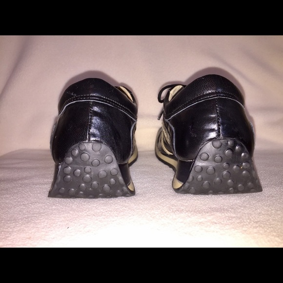 Charles Amar | Shoes | Charles Amar Black Leather Lace Up Shoes | Poshmark